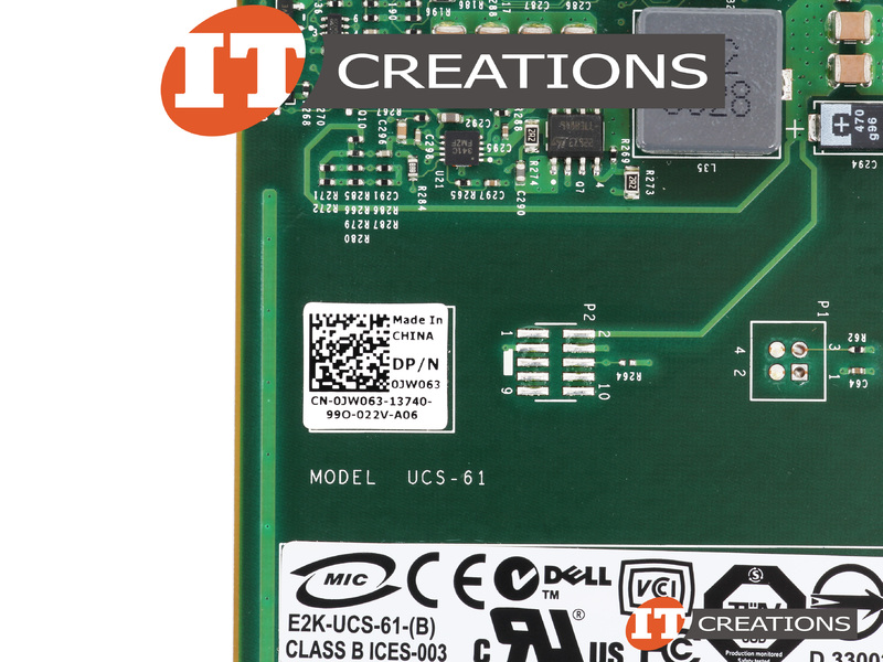 JW063-HIGH P DELL Perc 6/ir Adapter 3gb/s SAS Eight Port PCI-E 1.0 X8 ...