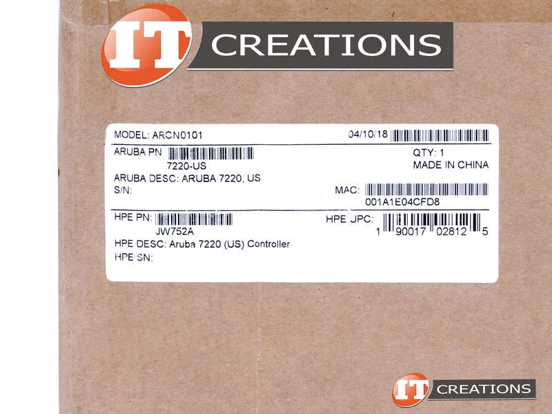 JW752A - New Other - HP / Aruba 7220 4P 10gbase-X Sfp+ 2 Dual Pers ...