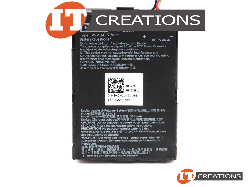 K2MKJ DELL Battery 3.7v 500mah For DELL EMC Poweredge R6525 / R750 ...