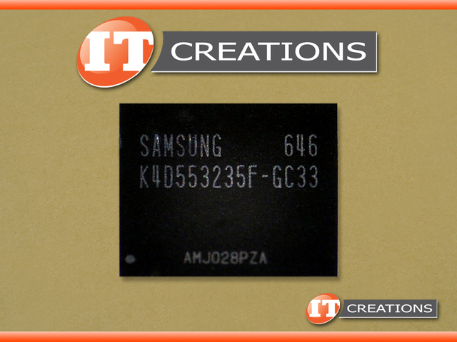 K4D553235F-GC33 SAMSUNG INTEGRATED CIRCUIT/SEMICONDUCTOR CHIP ASSEMBLY