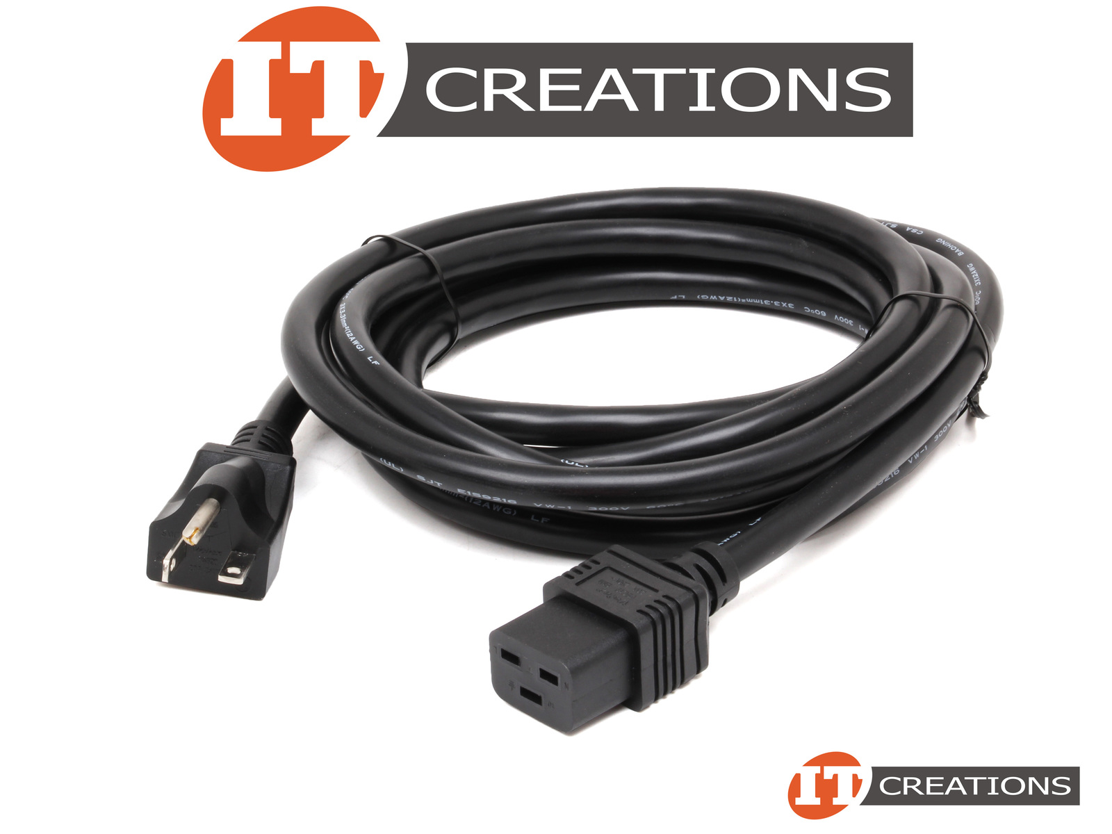 K7MXP DELL Power Cord C19 Nema L6-20 12 FT C19-Nema L6-20 12ft ( C19-6-20 )