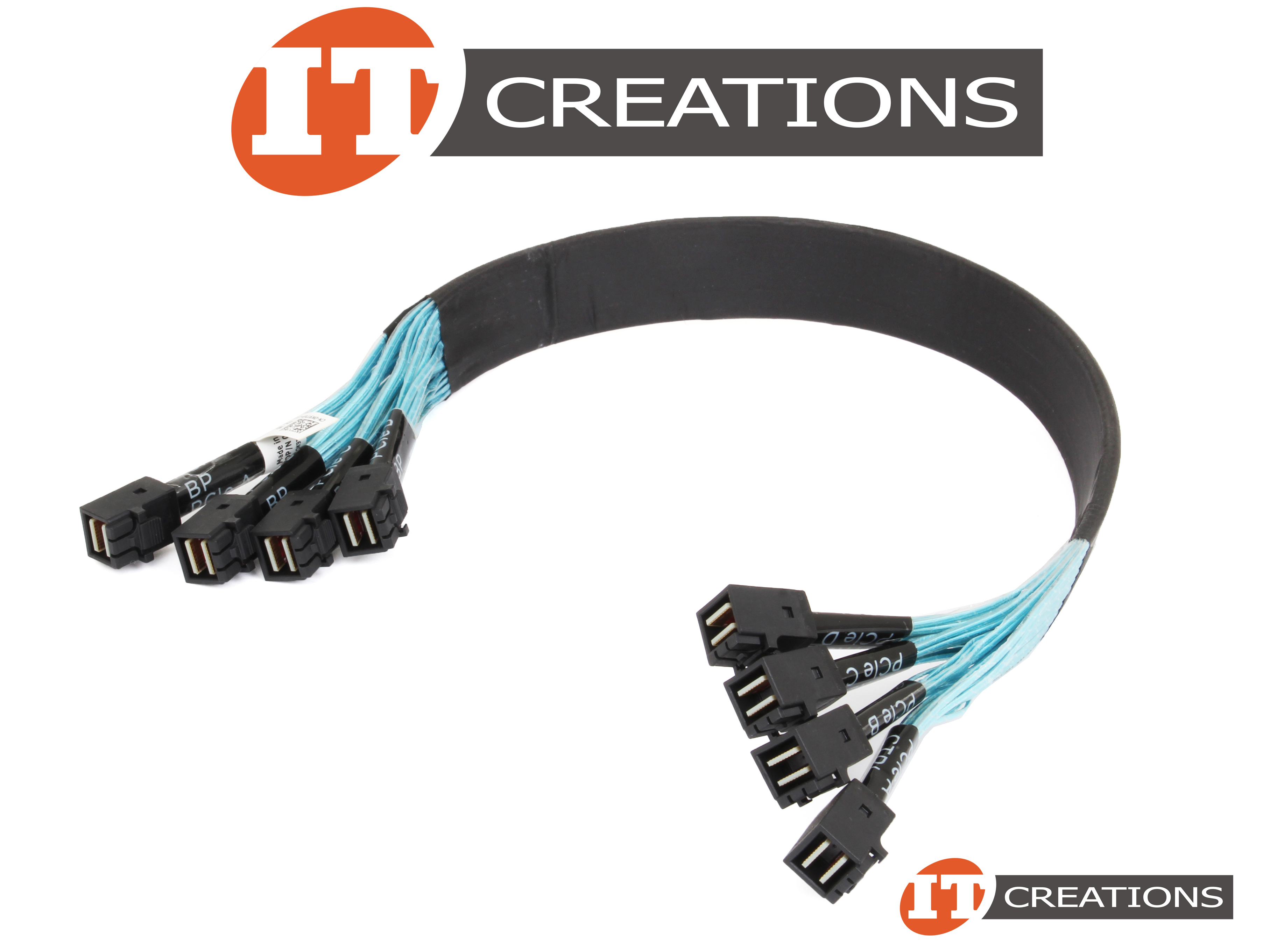 K9TVP DELL X4 Mini SAS HD Cable Assembly ( 4 ) Four SFF-8643 Cables Assy