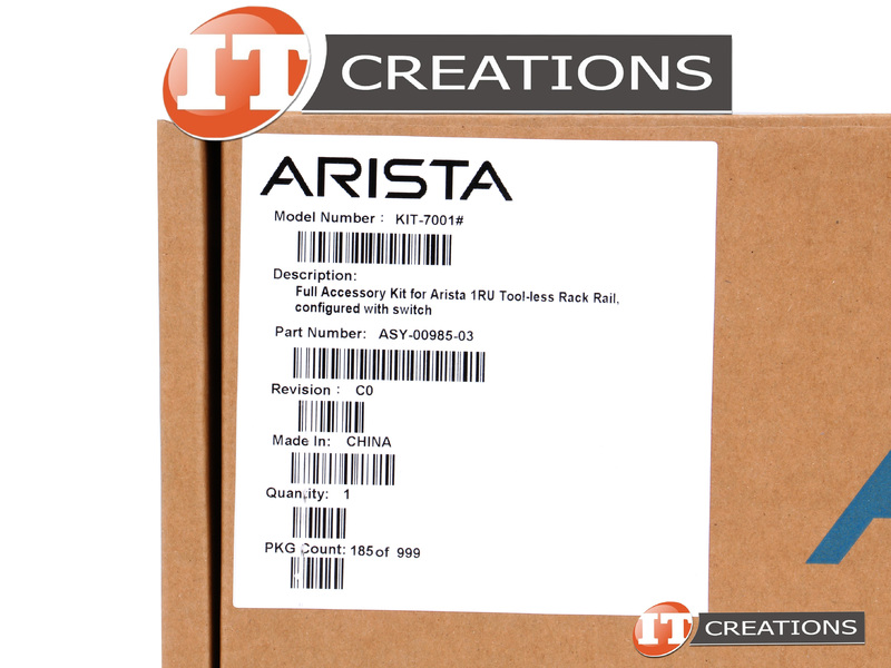 KIT-7001# Arista 1U Tool Less Rack Rail KIT