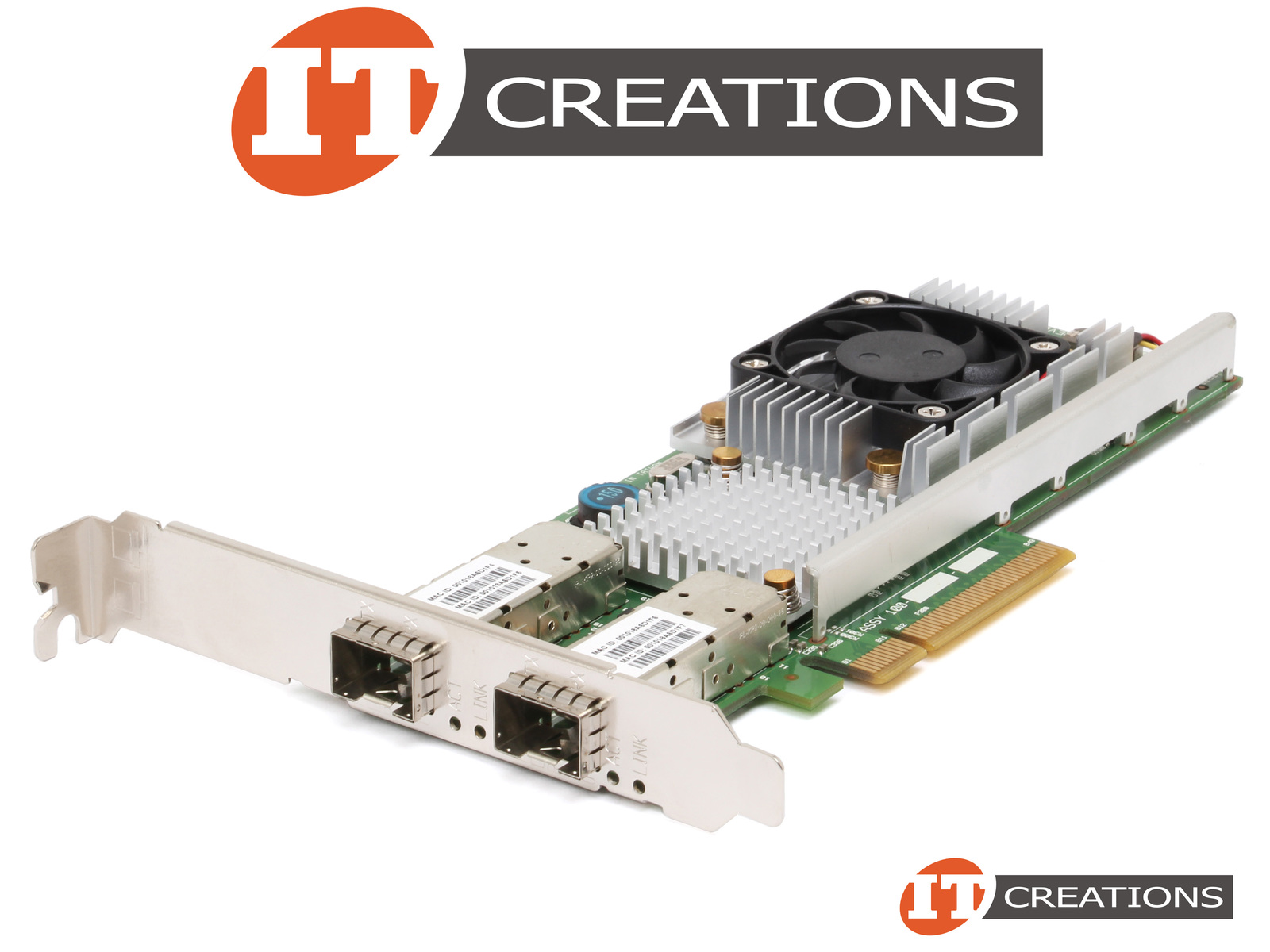 KJYD8-HIGH P DELL / Broadcom Netxtreme II 57711 NIC 10gbe Dual Port Sfp+ PCI-E 2.1 X8 Network ...