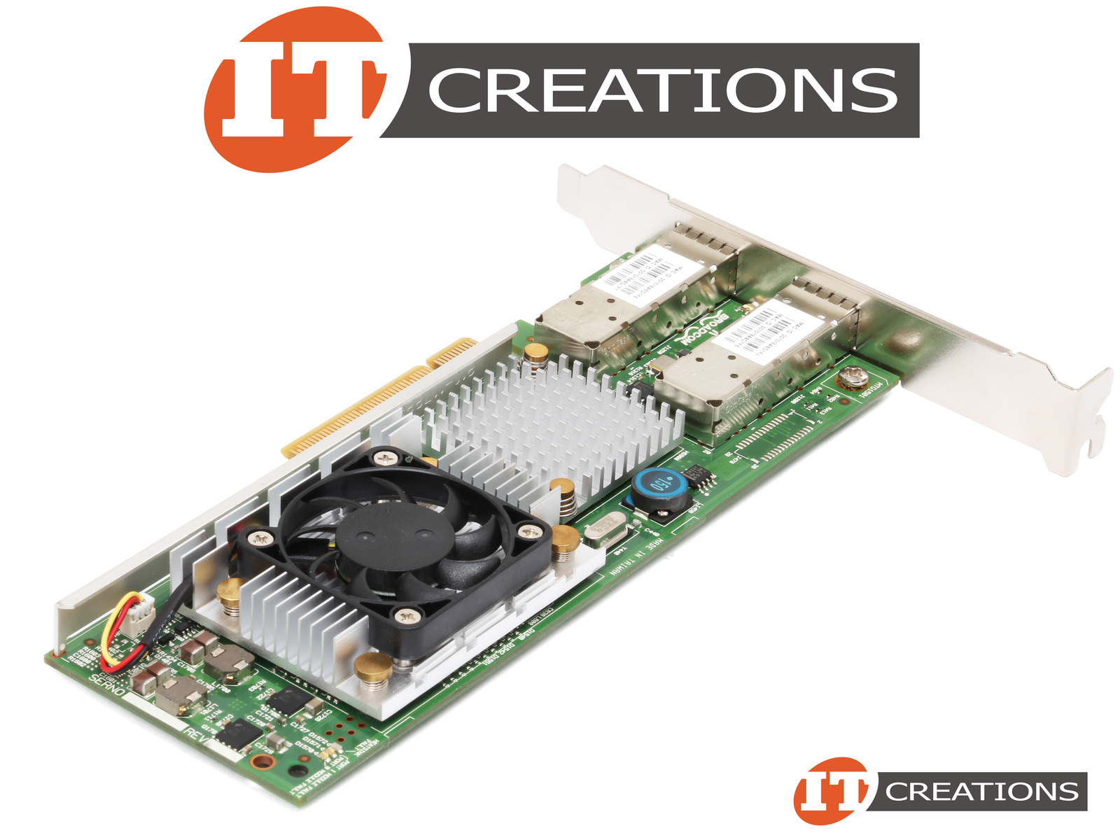 KJYD8-HIGH P DELL / Broadcom Netxtreme II 57711 NIC 10gbe Dual Port Sfp+ PCI-E 2.1 X8 Network ...