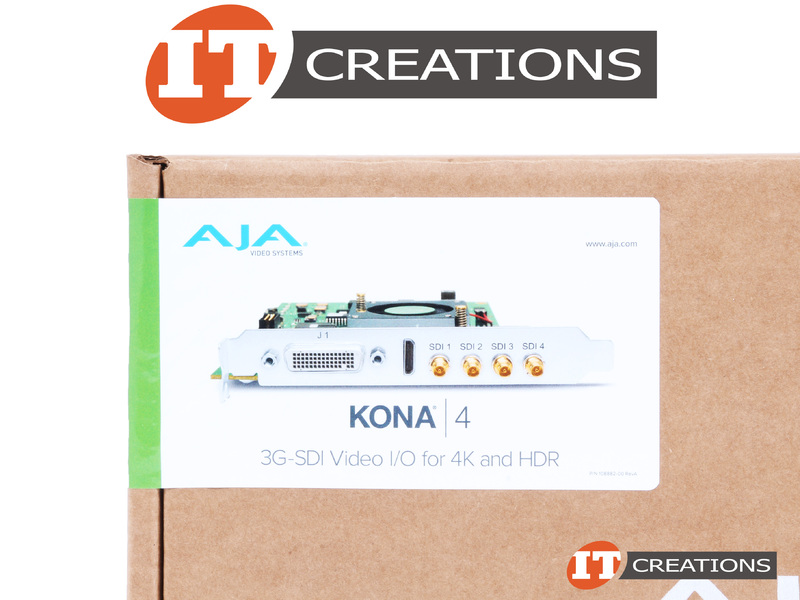 KONA-4-R0-S01-RETAIL - Retail - AJA Video Systems Kona 4 PCI-E 2.0 X8 ...