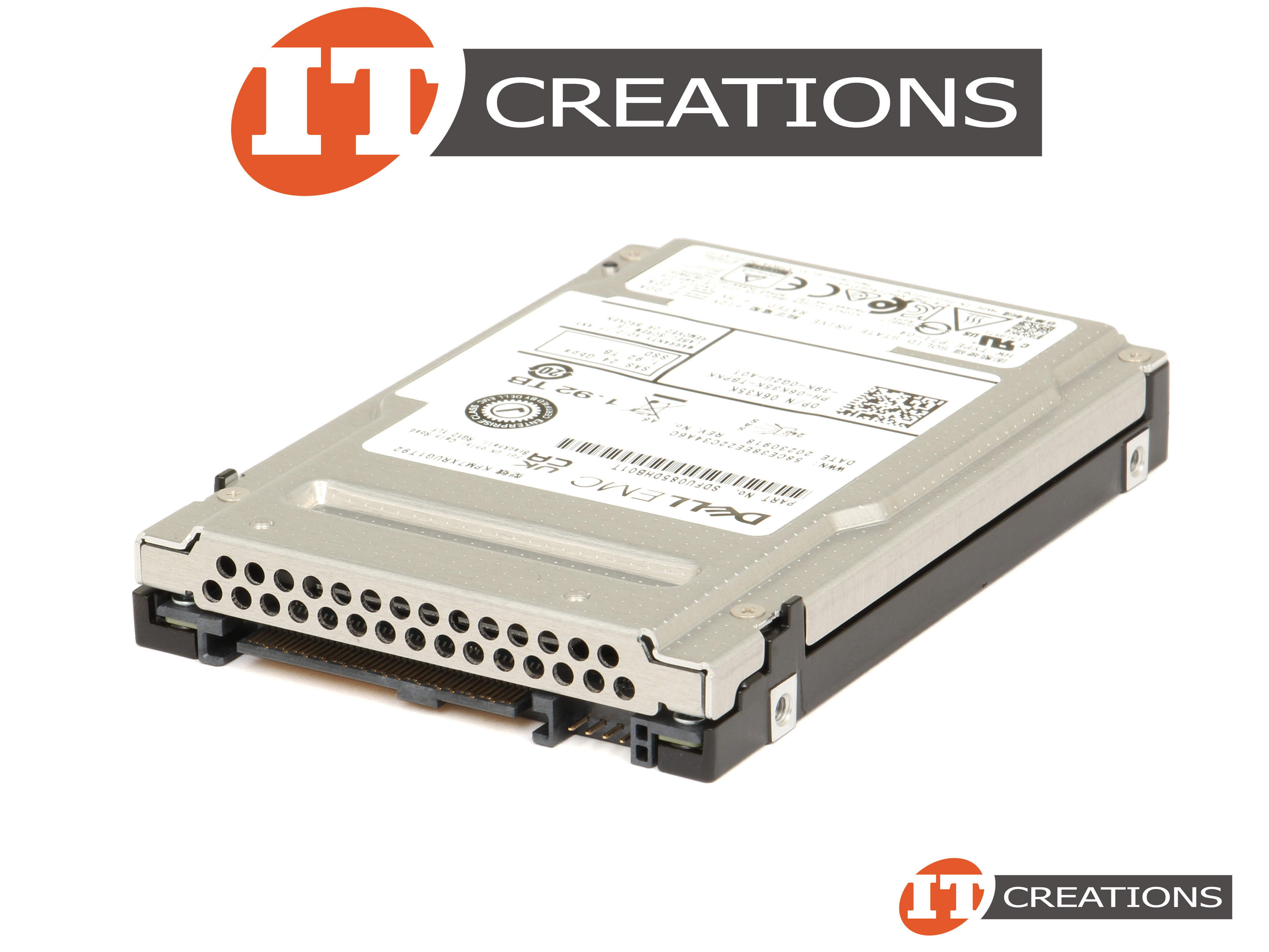KPM7XRUG1T92-DELL - Refurbished - DELL EMC / Kioxia 1.92TB TLC SAS IIII ...