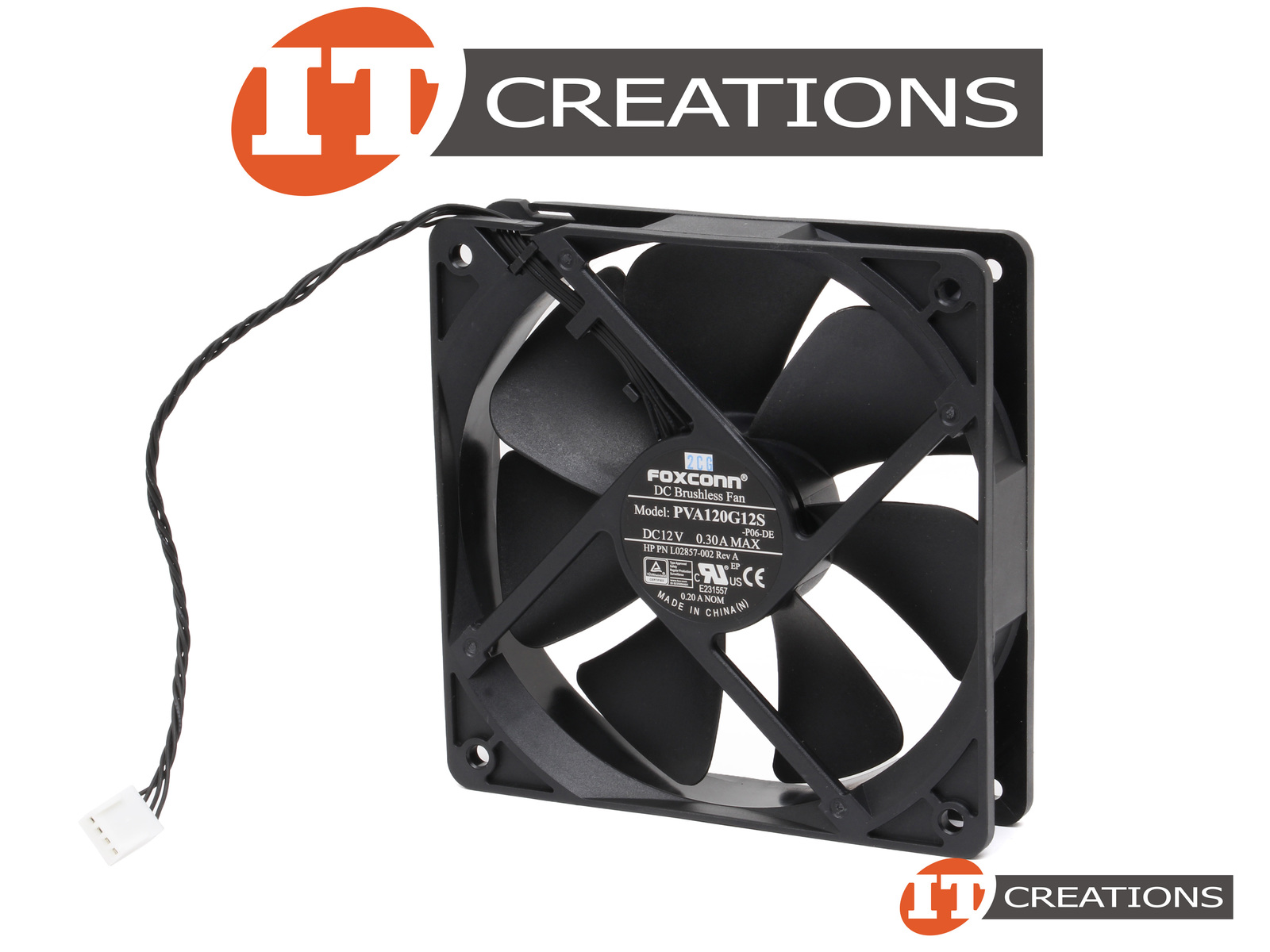 L02857-002-Z6 G4 HP Front PCI FAN For HP Z6 G4 Workstation 120mm X ...