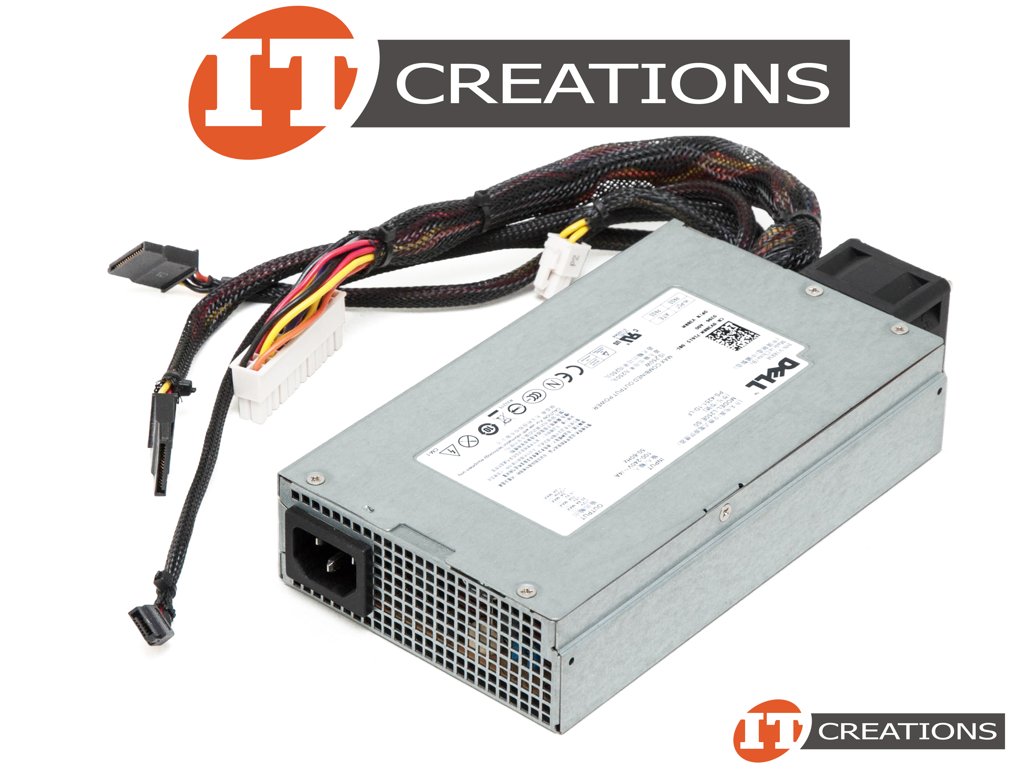 L250E-S0-DELL DELL Power Supply 250w Input 100-240v 4A 50-60hz NON HOT ...