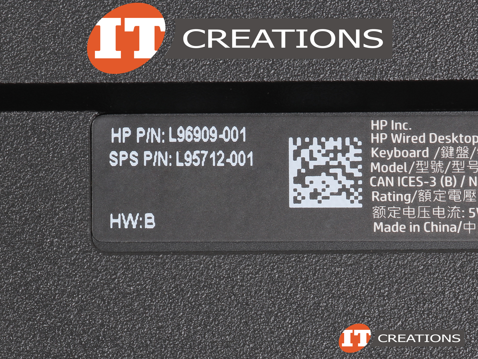 L96909-001 HP Halley USB Keyboard DIB
