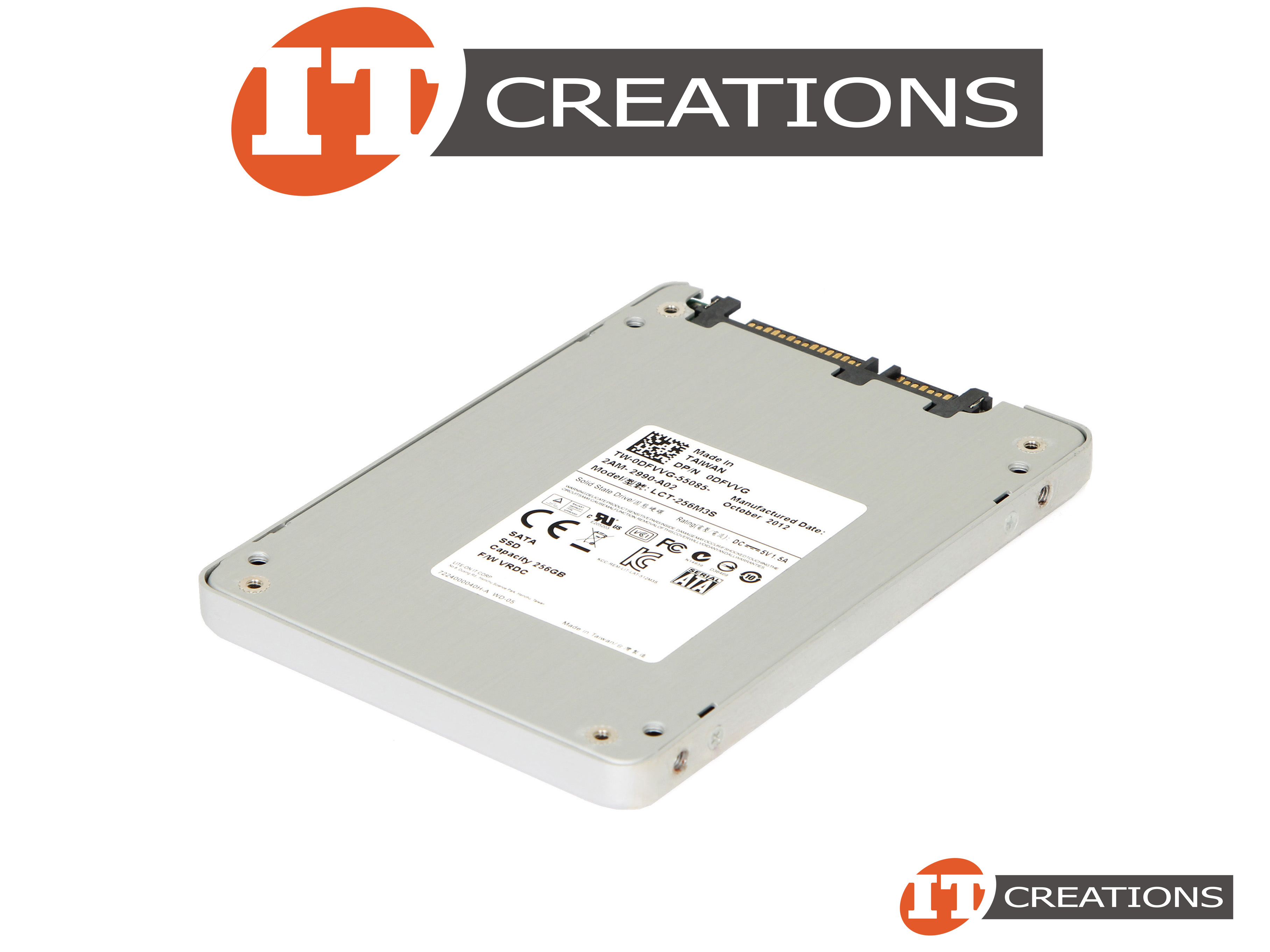 LCT-256M3S-DELL DELL / Liteon 256GB SSD SATA 2.5 Inch Small Form Factor ...