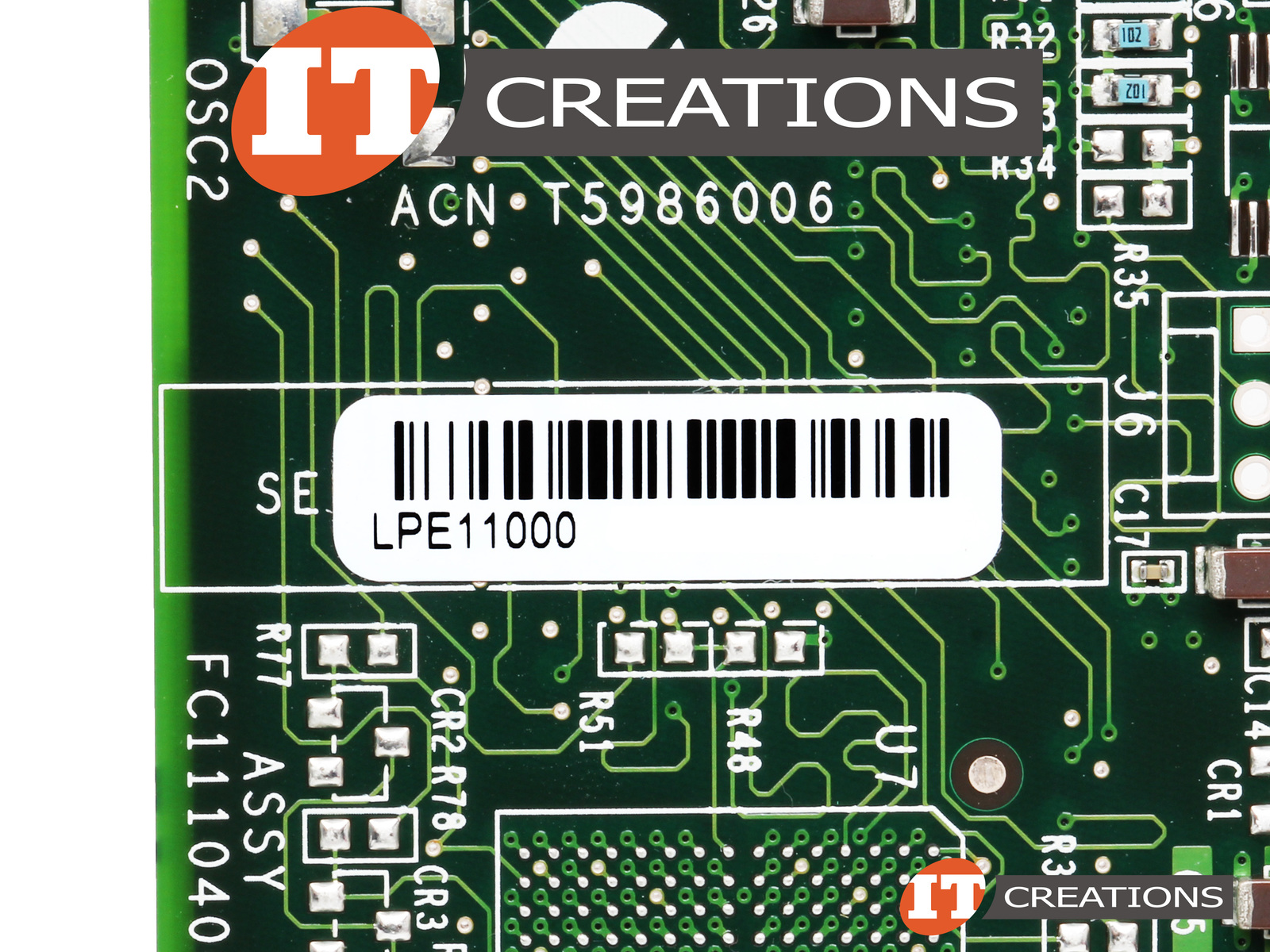 LPE11000-HIGH P EMULEX LIGHTPULSE LPE11000 HBA 4GB/S SINGLE PORT FC LC ...