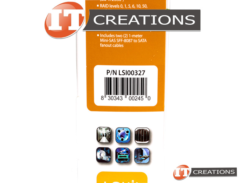 LSI00327-NEW - New - LSI Megaraid SAS 9270-8I 6gb/s 8 Port SATA + SAS ...