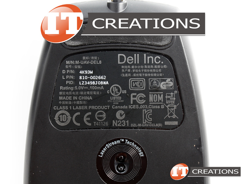 M-UAV-DEL8-DELL DELL Mouse With USB Type A Cable ( 2 ) TWO Button ( 1 ...