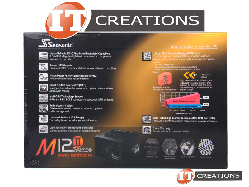 M12II-620-RETAIL - Retail - Seasonic Power Supply 620w 100-240v 9-4.5a ...