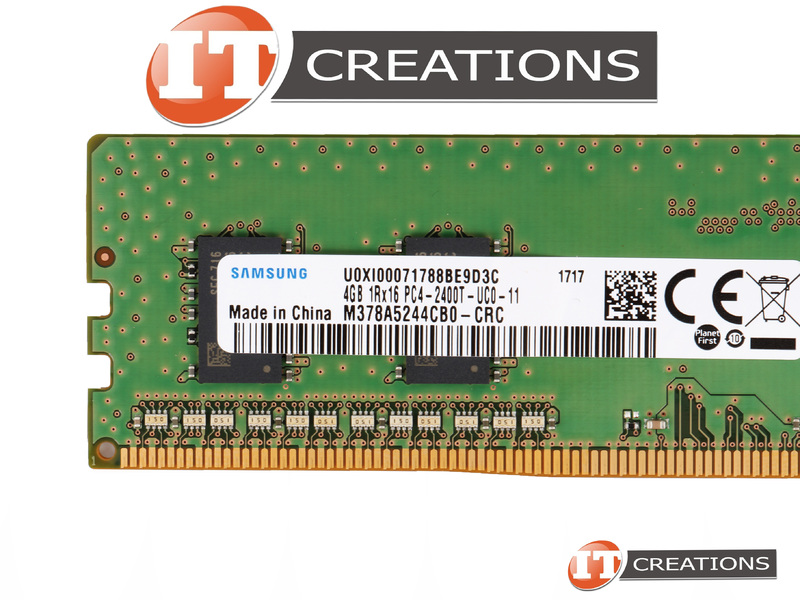 M378A5244CB0-CRC Samsung 4GB PC4-19200 DDR4-2400t-U Unbuffered NON ECC ...