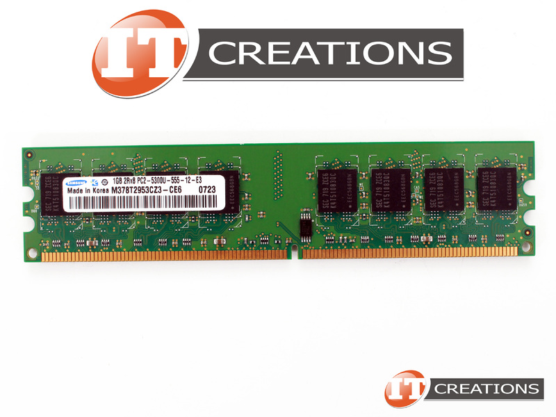 M378T2953CZ3-CE6 Samsung 1GB PC2-5300u Ddr2-667 Unbuffered NON ECC 2rx8 ...