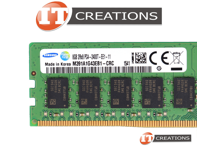 M391A1G43EB1-CRC Samsung 8GB PC4-19200e DDR4-2400t-E Unbuffered ECC ...