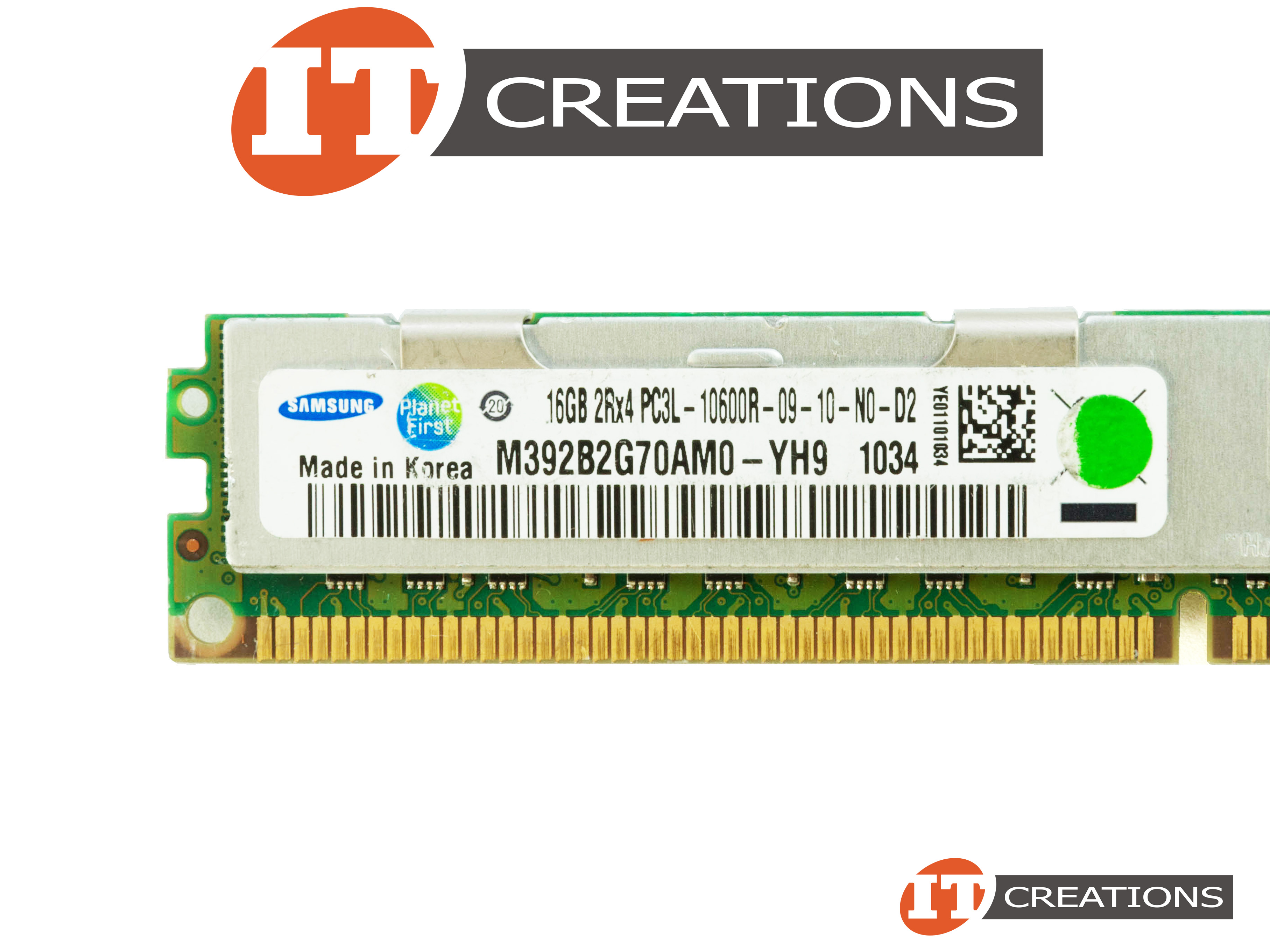 M392b2g70am0 Yh9 Samsung 16gb Pc3l 10600r Ddr3 1333 Registered Ecc 2rx4