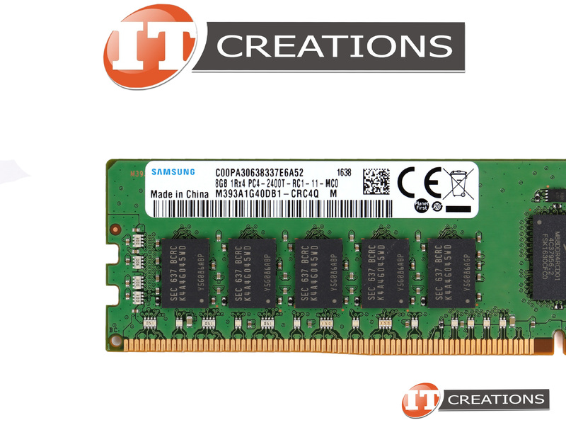 M393A1G40DB1-CRC4Q Samsung 8GB PC4-19200 DDR4-2400t-R Registered ECC ...