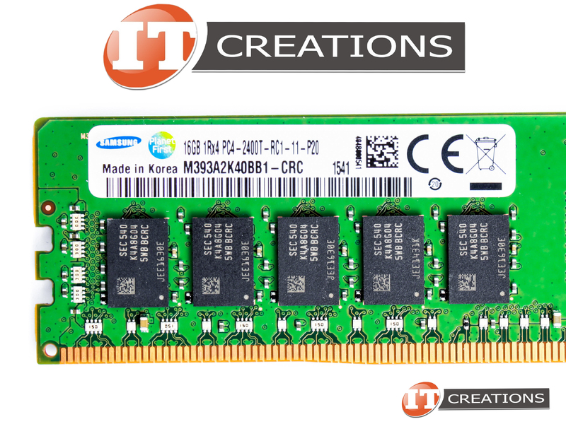 M393A2K40BB1-CRC Samsung 16GB PC4-19200 DDR4-2400t-R Registered ECC ...