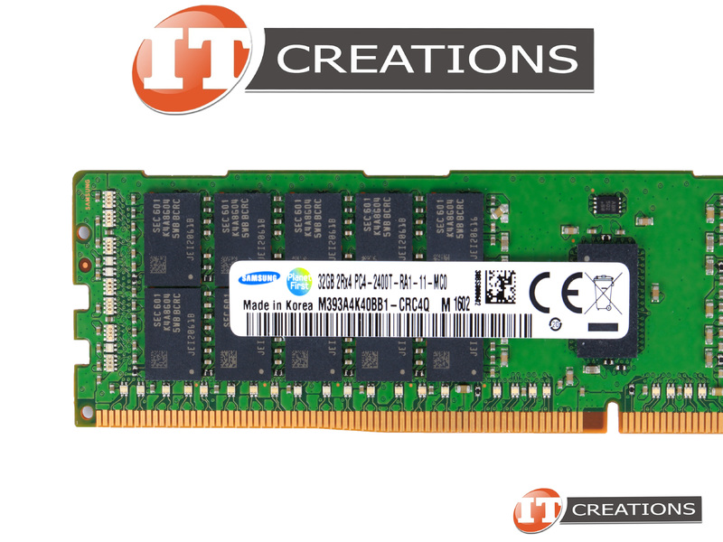M393A4K40BB1-CRC4Q - Used - SAMSUNG 32GB PC4-19200 DDR4-2400T-R REGISTERED ECC 2RX4 CL17 288 PIN ...