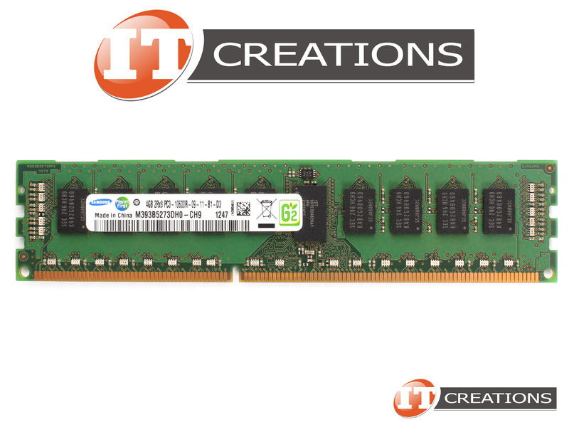 M393B5273DH0-CH9 Samsung 4GB PC3-10600r DDR3-1333 Registered 2rx8 CL9 240 PIN 1.5v Memory Module