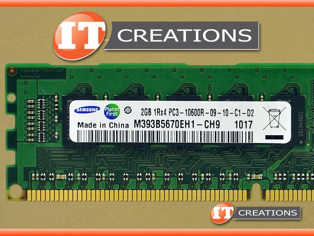 M393B5670EH1-CH9 Samsung 2GB PC3-10600r DDR3-1333 Registered ECC 1rx4 ...