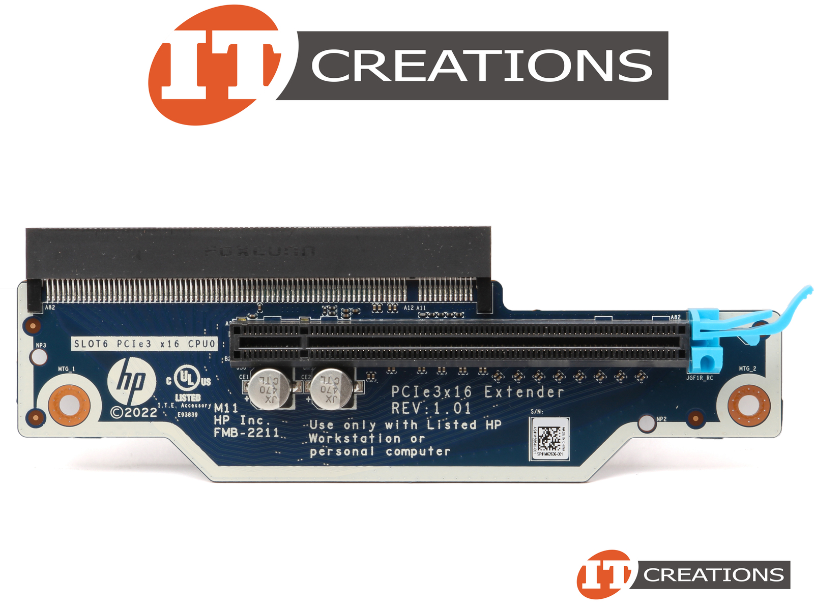 M58640-001 HP PCIE G3 Extender Riser Board For HP Z6 G5 Workstation ...