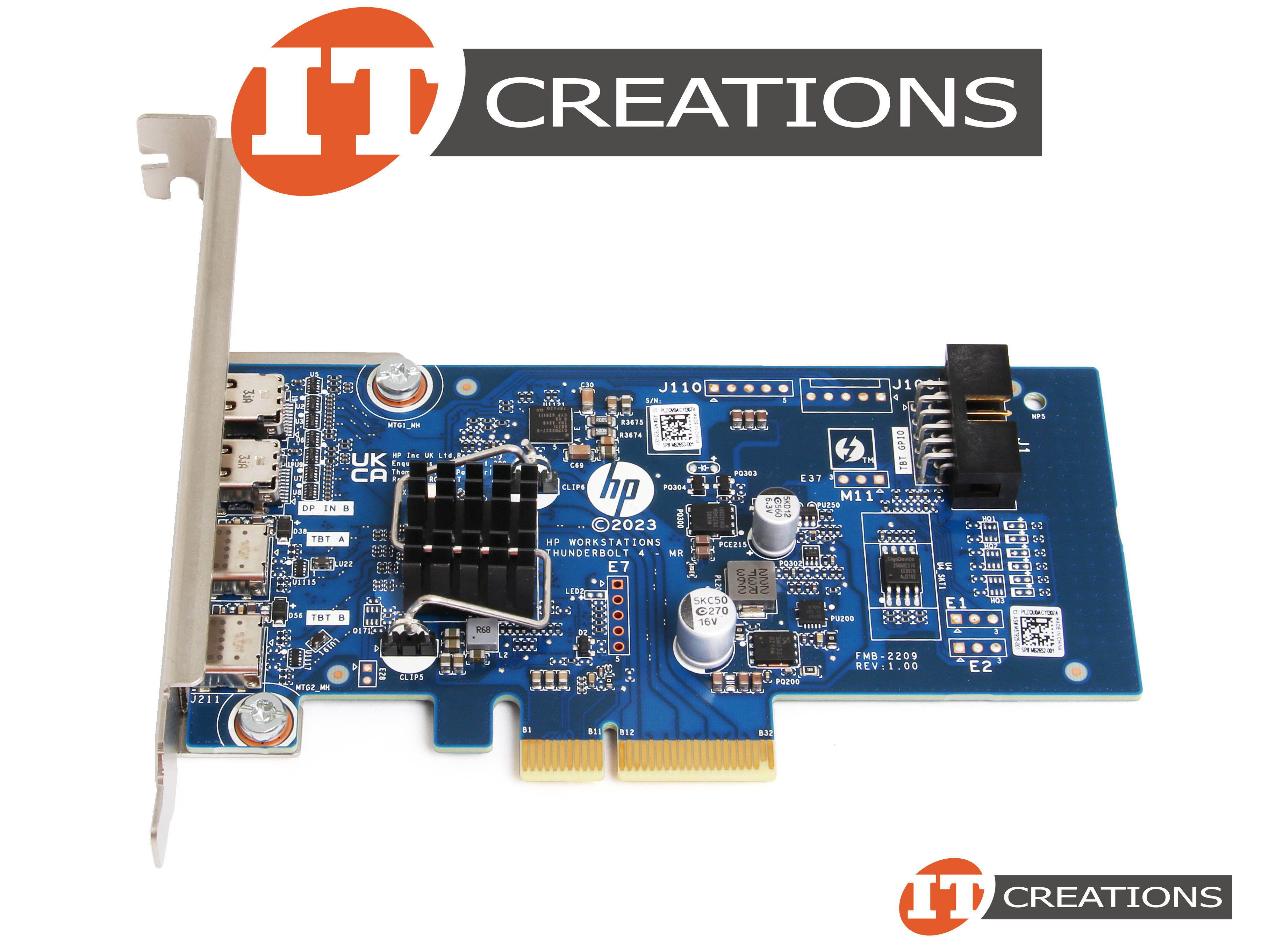 M62652-001-HIGH P HP DUAL PORT TBT4 ADD IN CARD - THUNDERBOLT 4 AIC PCI ...