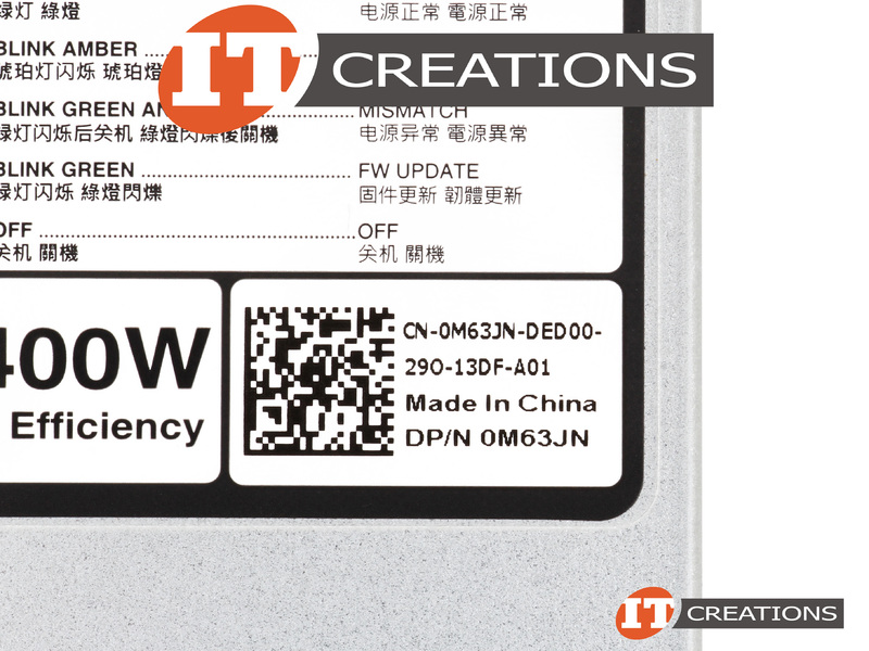 M63JN DELL Power Supply 2400w Input 100-240v 16-13.5a 50-60hz 80 Plus ...