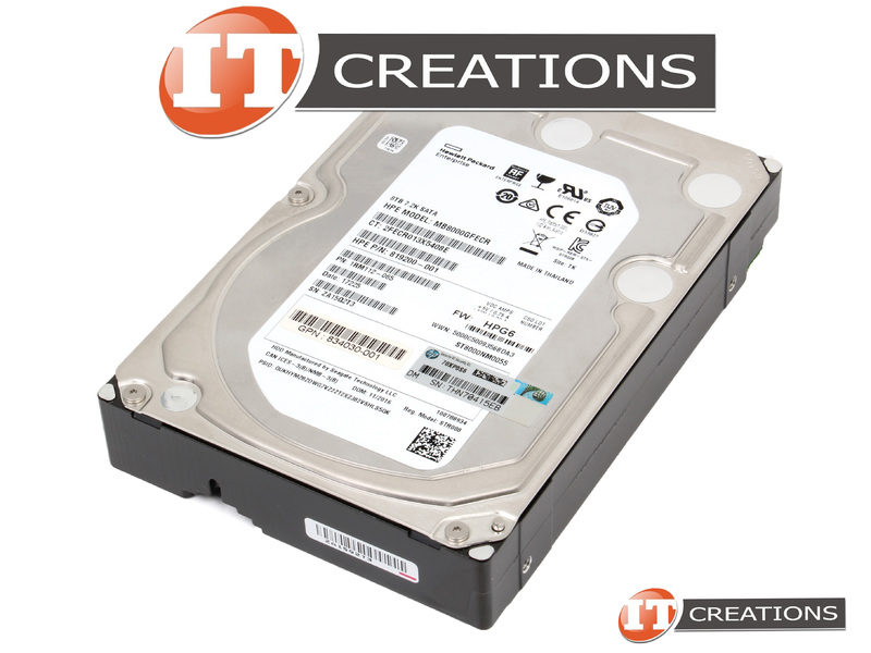 MB8000GFECR - Used - HP / HPE / Seagate 8TB 7.2k RPM SATA III 3.5 Inch ...