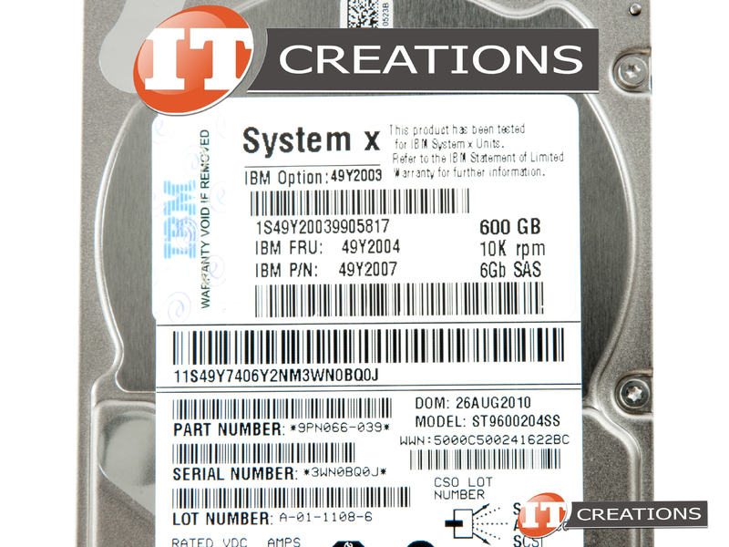 MBF2600RC-IBM - Refurbished - IBM / Toshiba 600GB 10K RPM SAS 2.5 Inch ...
