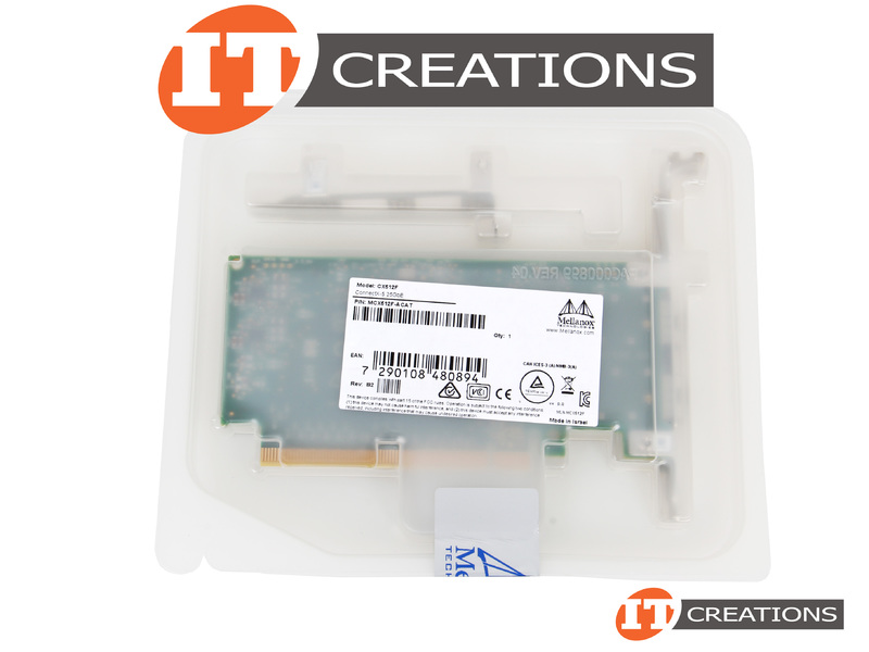 MCX512F-ACAT-NEW - New - Nvidia / Mellanox Connectx-5 Cx512f NIC 25gbe ...