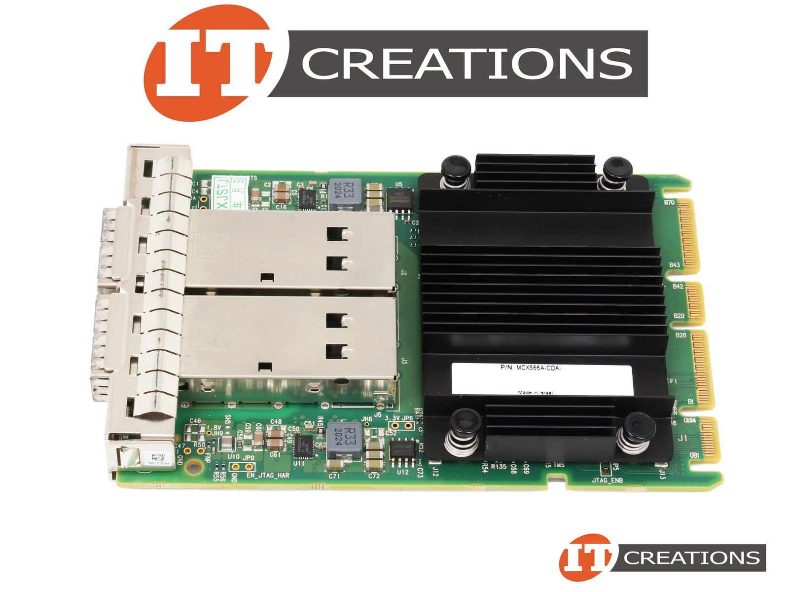 MCX566A-CDAI-BRACKET Nvidia Connectx-5 EX OCP 3.0 Mezz 100gbe Dual Port ...