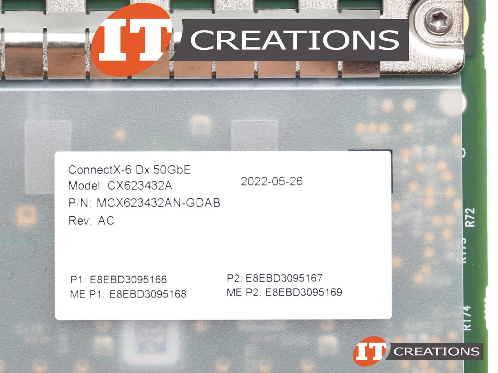 MCX623432AN-GDAB - New - Nvidia / Mellanox Connectx-6 DX EN OCP 3.0 SFF ...