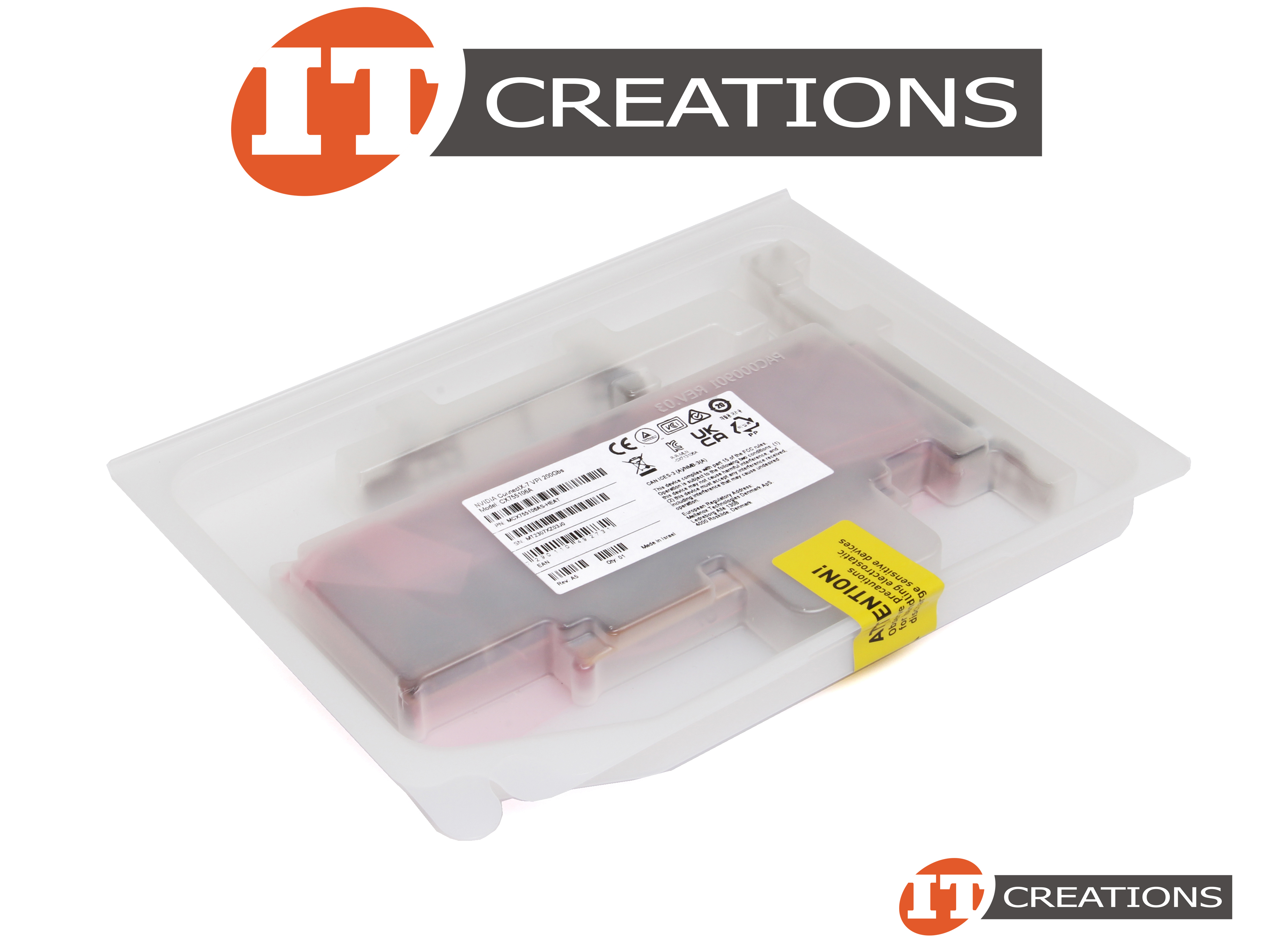 MCX75310AAS-HEAT-NEW - New - Nvidia Connectx-7 VPI IB 200gb/s NDR ...