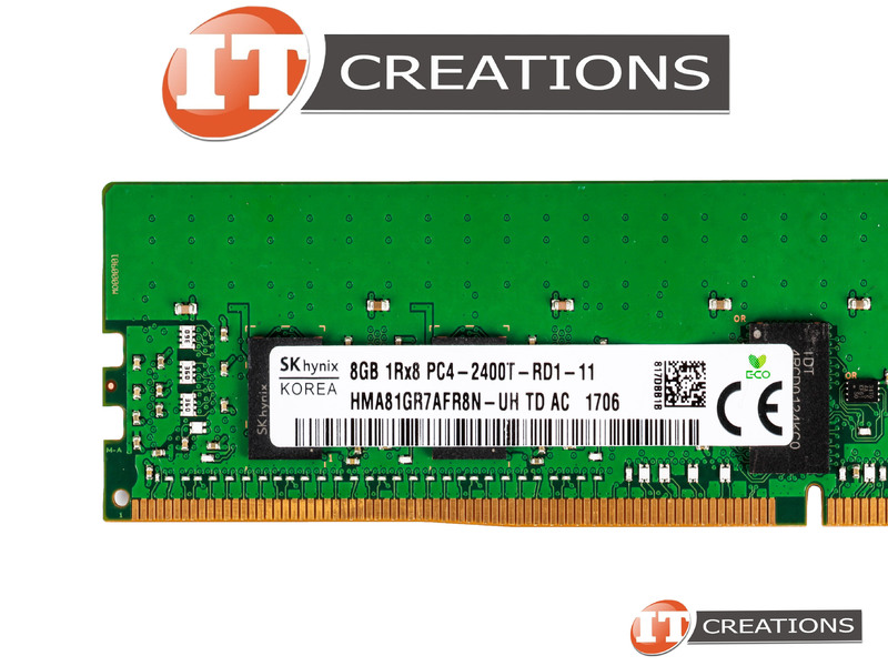 MEM-DR480L-HL03-ER24 SK HYNIX 8GB PC4-19200 DDR4-2400T-R REGISTERED ECC ...