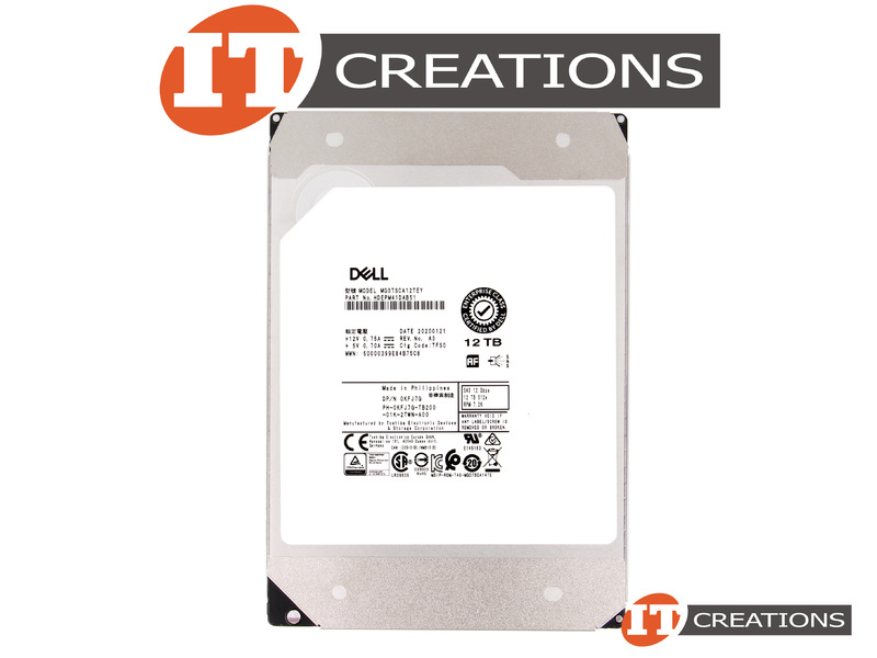 MG07SCA12TEY-DELL - New Other - DELL / Toshiba 12TB 7.2k RPM SAS III 3. ...