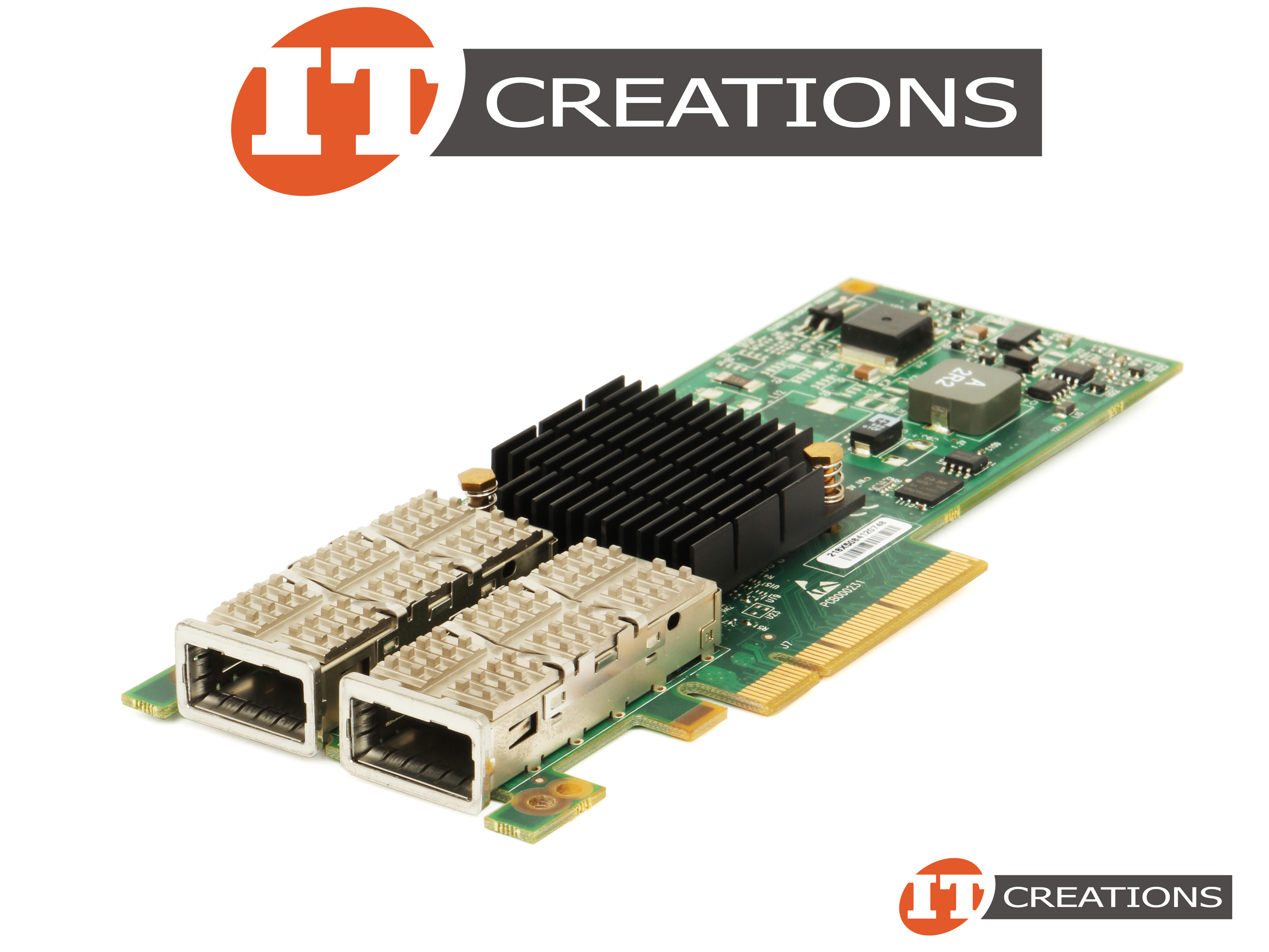 MHQH29B-XTR-NO BRACKET Mellanox Connectx-2 VPI HCA QDR 40gb/s IB Dual Port Qsfp PCI-E 2.0 X8 ...