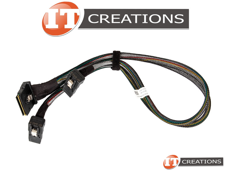 MJCP4 DELL Dual Mini SAS Cable Assembly For DELL Poweredge R720 2.5 SFF ...