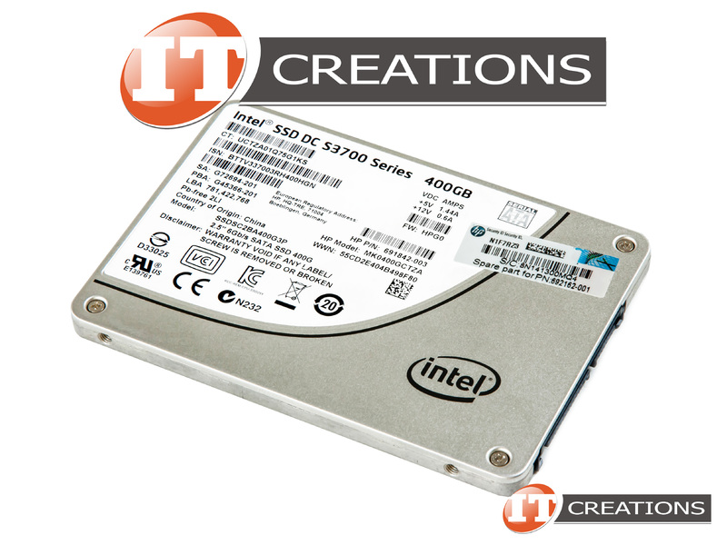 MK0400GCTZA - Refurbished - HP / Intel 400GB MLC SATA III 3.5 Inch ...