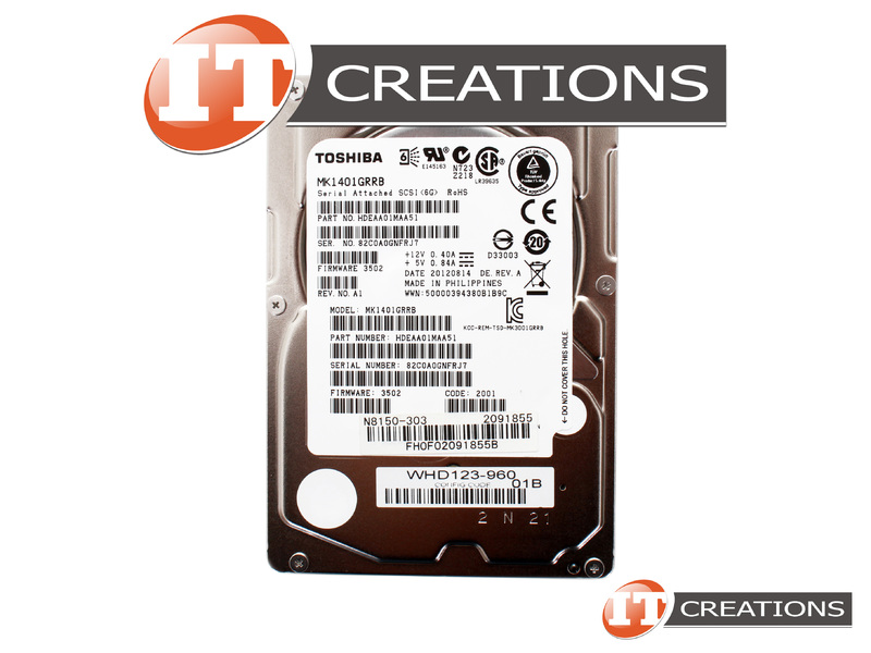 MK1401GRRB - Refurbished - Toshiba 146GB 15K RPM SAS 2.5 Inch Small ...