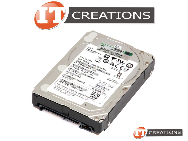 MM2000GEFRA - Used - HPE / Seagate 2TB 7.2k RPM SATA III 2.5 Inch Small ...