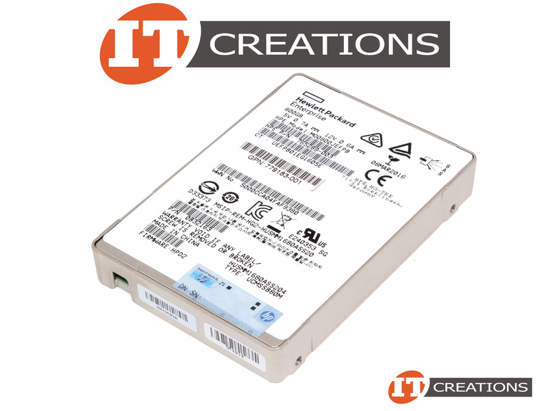 MO0800JEFPB - Used - HP / HPE 800GB MLC SAS III 2.5 Inch Small Form ...