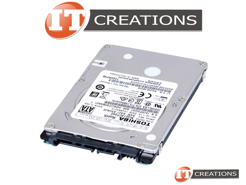 MQ01ACF050 - Used - Toshiba 500GB 7.2k RPM SATA III 2.5 Inch Small Form ...