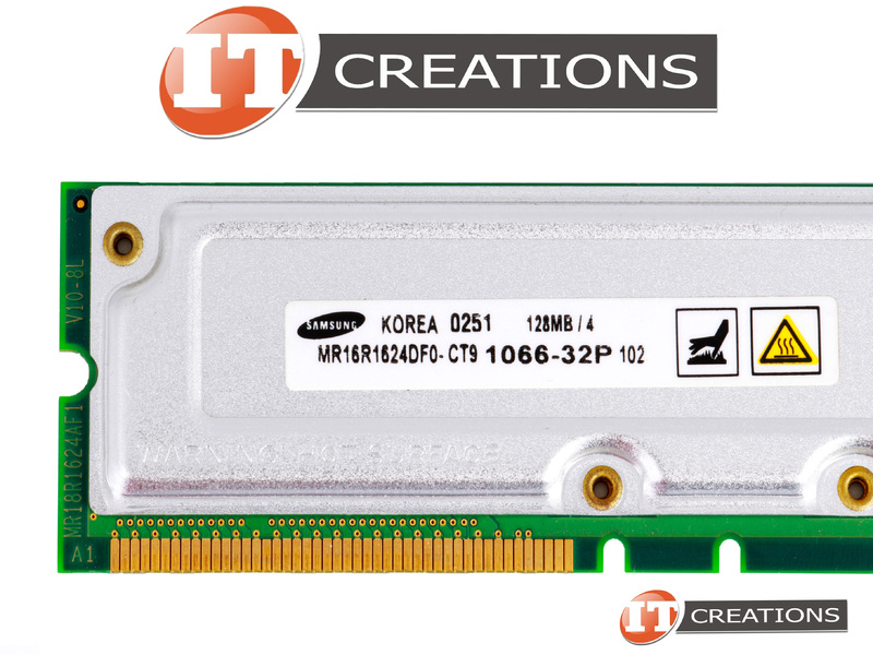 MR16R1624DF0-CT9 Samsung 128MB / 4 PC-1066-32P NON ECC 2.5v Rambus ...