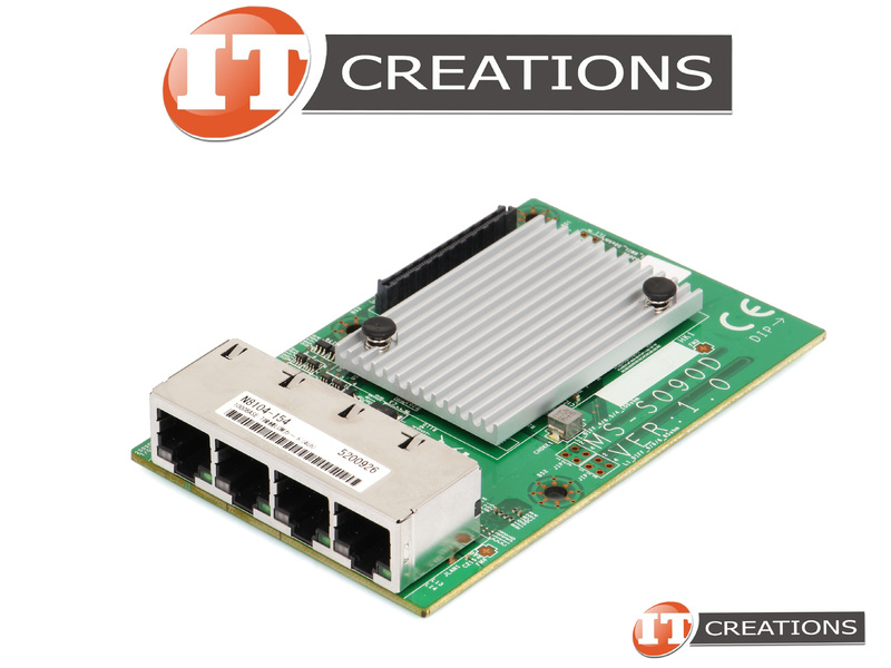 MS-S090D NEC / BROADCOM BCM5719 LOM 1000BASE-T QUAD PORT PCI-E 2.0 X4 ...