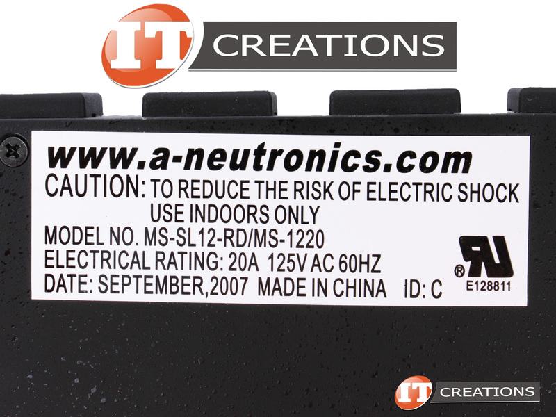 MS-SL12-RD-USED - Used - A-Neutronics 17-Outlet / 19 Inch Rackmount ...