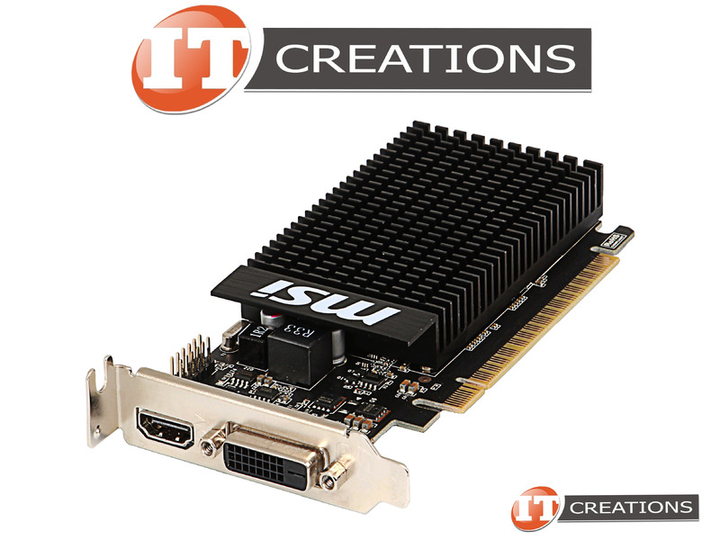 MSI GT 710 1GD3H LP MSI Nvidia Geforce GT 710 GPU 1GB Memory Interface 64 BIT DDR3 PCI-E 2.0 X16 ...